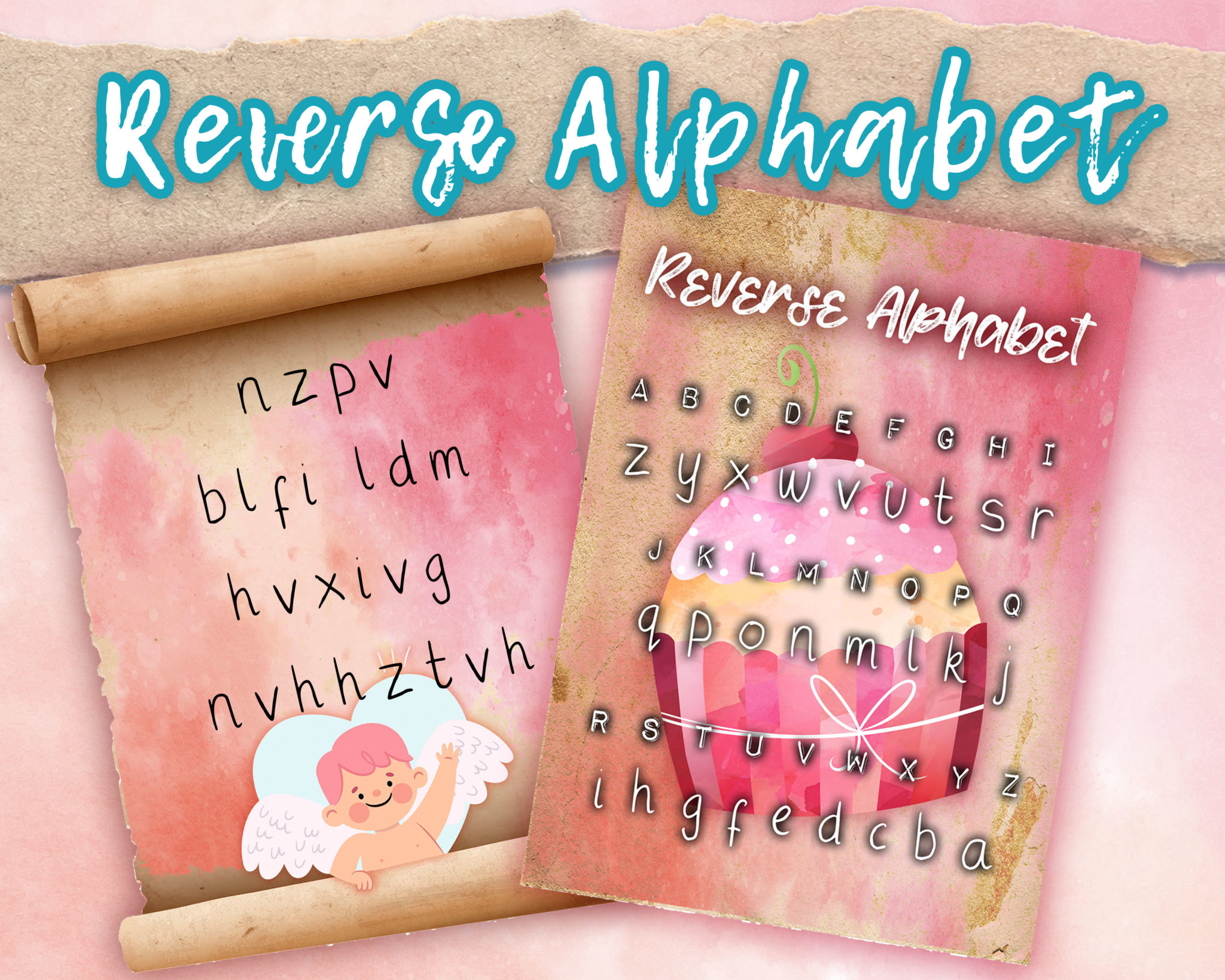 Grab Your Valentines Secret Code Kit - Lock Paper Escape