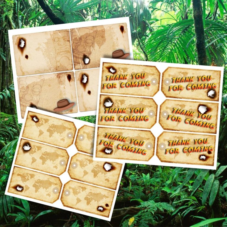 Indiana Jones Treasure Hunt - Lock Paper Escape