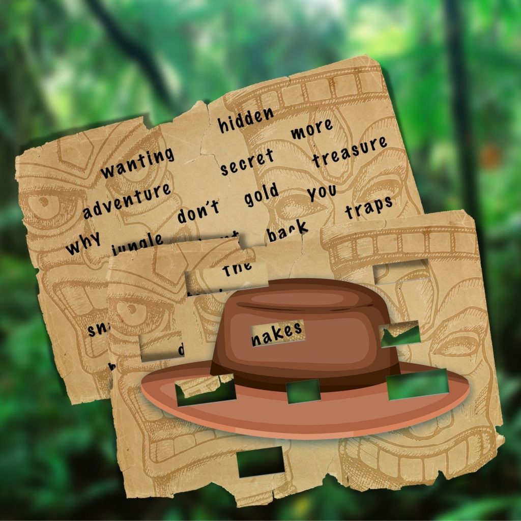 Indiana Jones Treasure Hunt - Lock Paper Escape
