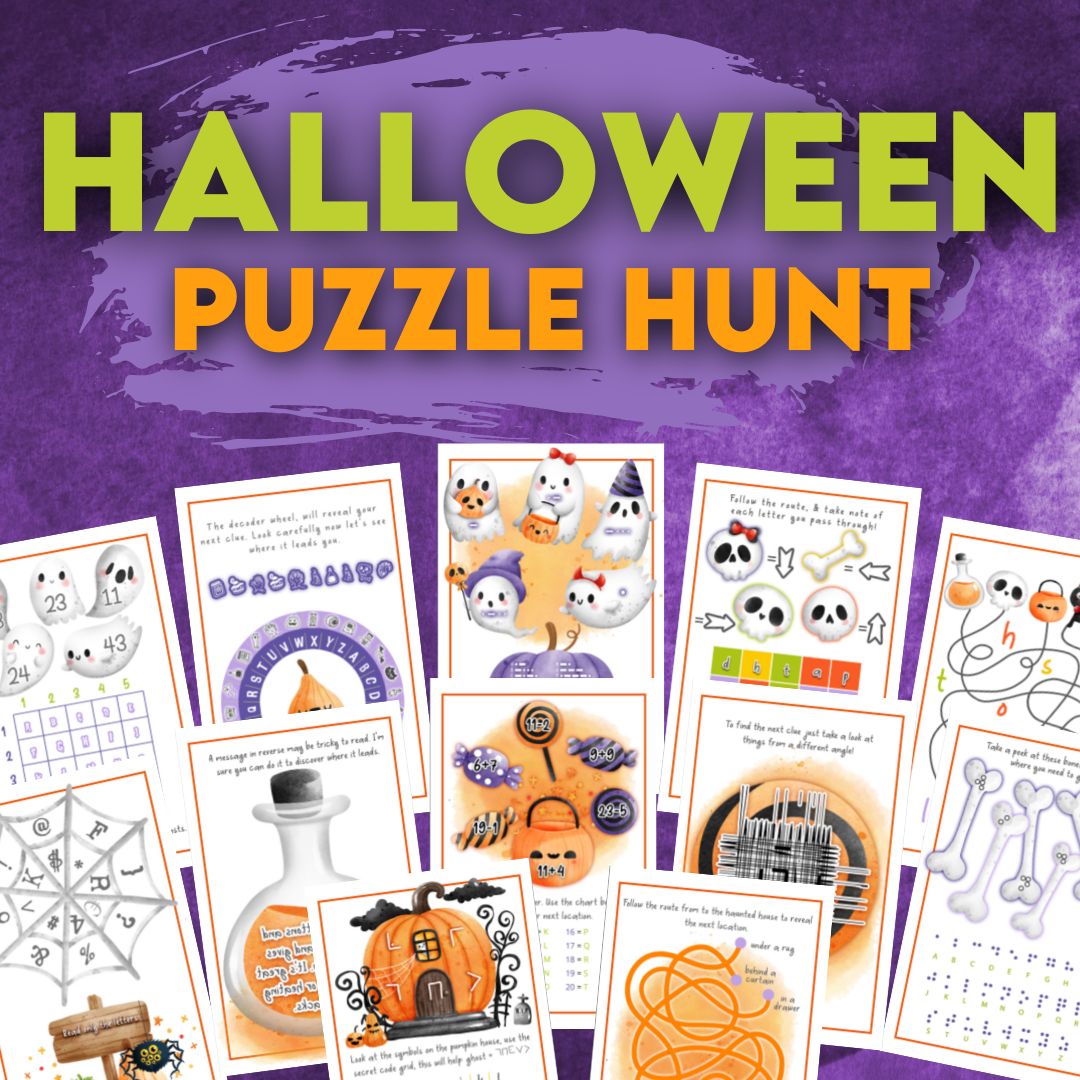 A Fun Halloween Treasure Hunt for the Whole Family - Lock Paper Escape