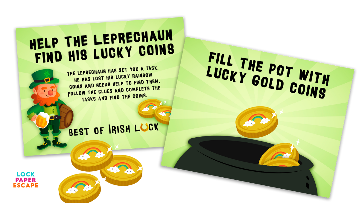 St Patrick's Day Escape Room Hunt: A Fun, Easy Family Activity at Home ...