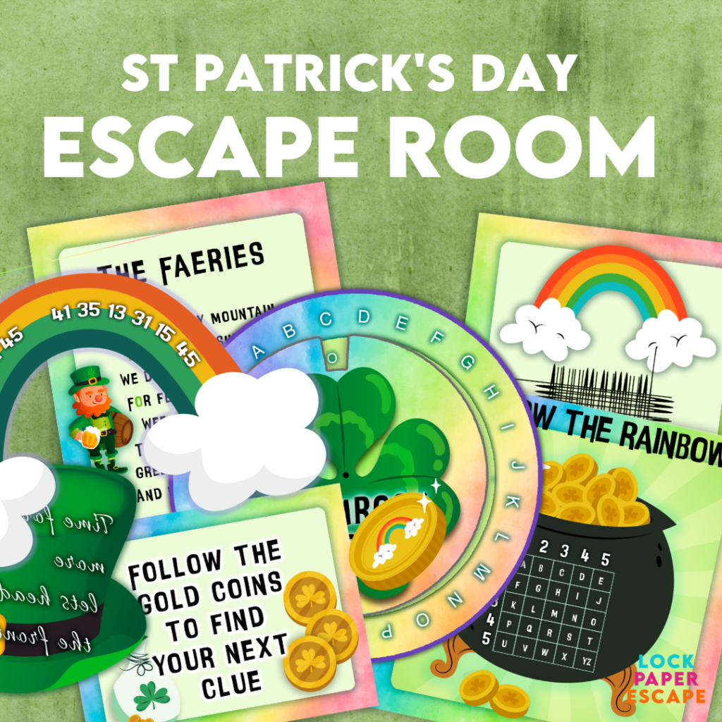 St Patrick's Day Escape Room Hunt: A Fun, Easy Family Activity at Home ...