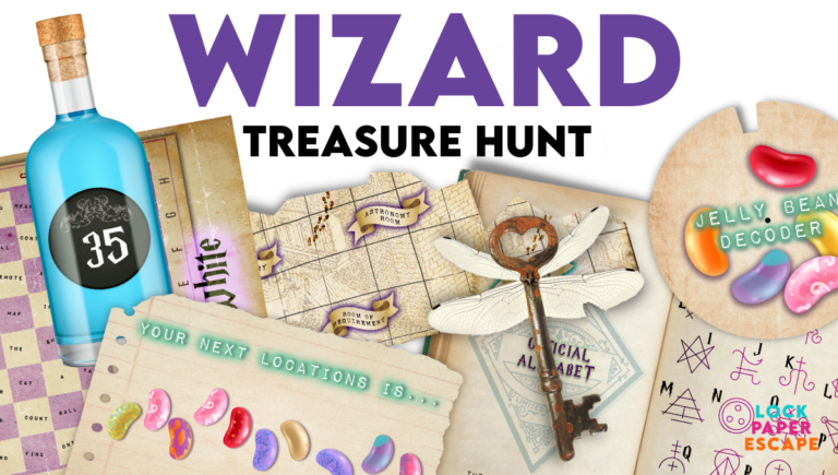 HARRY POTTER TREASURE HUNT - Lock Paper Escape