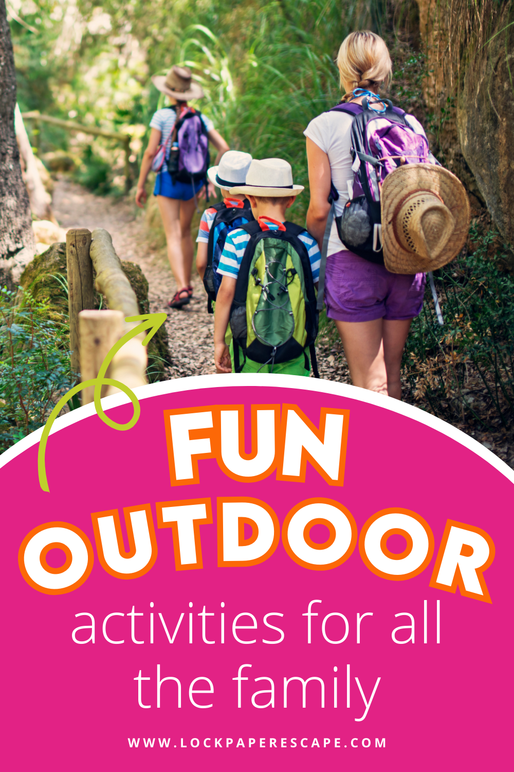 Outdoor Activities for Families - Lock Paper Escape