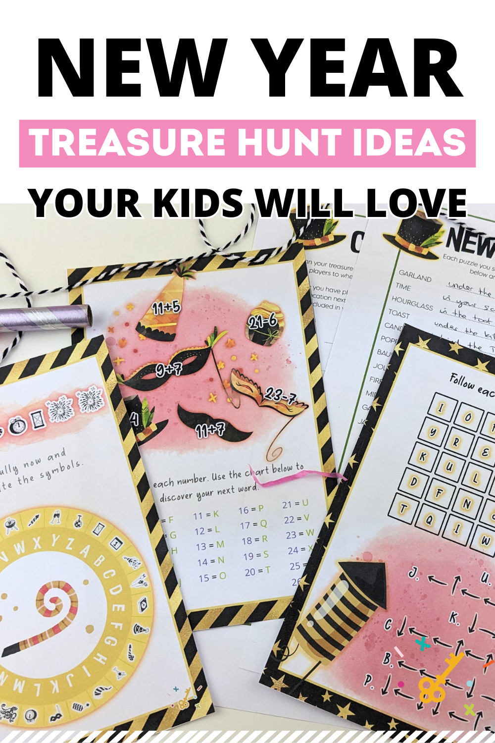 New Year's Eve Treasure Hunt - Lock Paper Escape