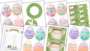 Secret Code Easter Egg Hunt - Lock Paper Escape