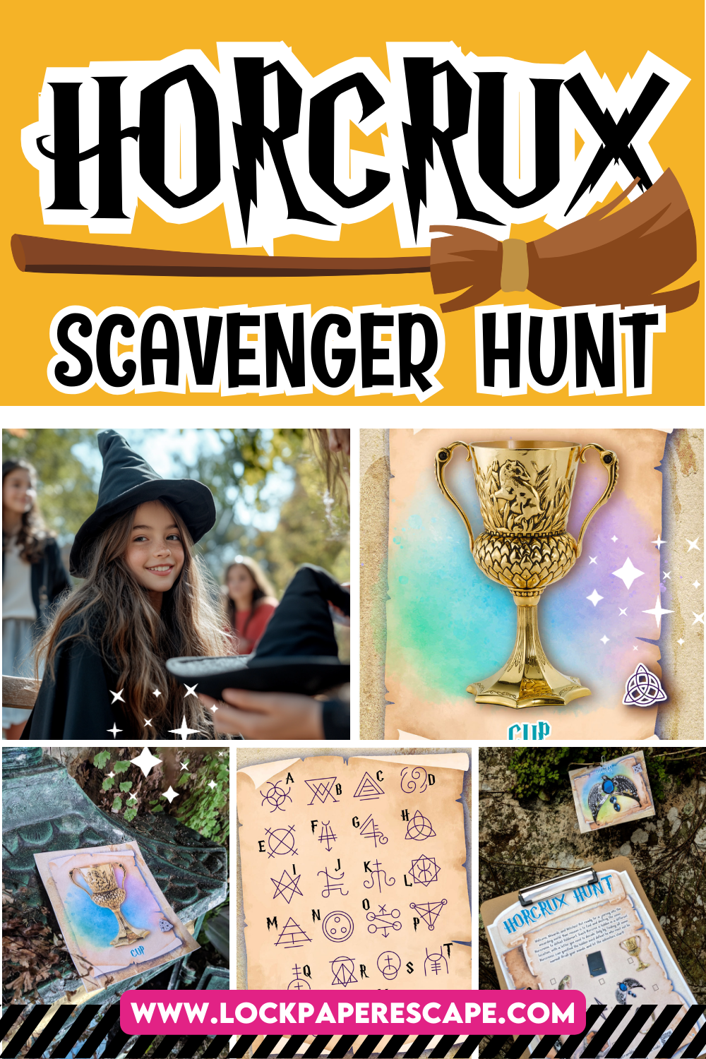 How to Plan a Harry Potter Horcrux Scavenger Hunt - Lock Paper Escape