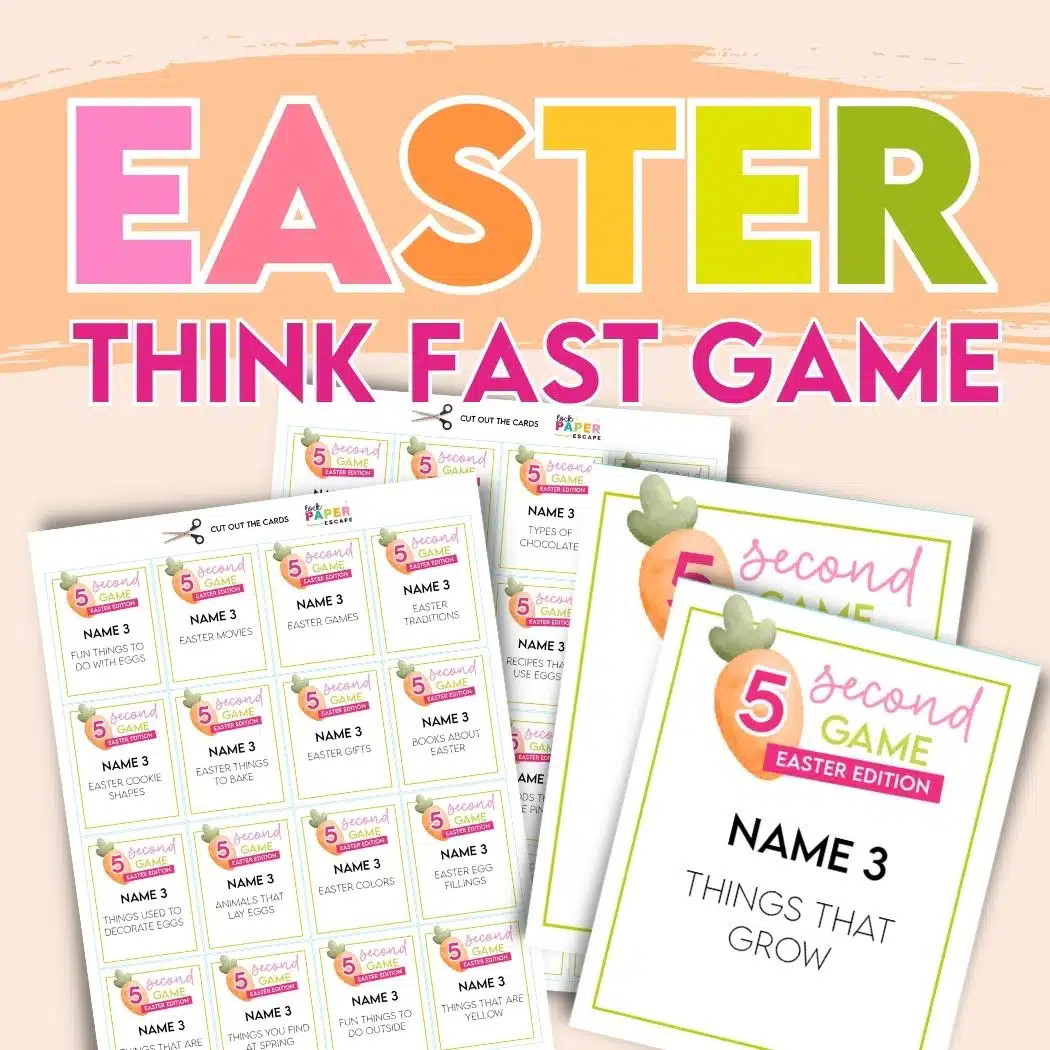 Think Fast, Easter Edition - Lock Paper Escape